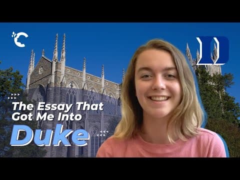 How To Stand Out in Your Duke Supplemental Essays for 25/26